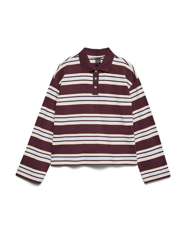 Vero Moda Long Sleeve Polo Top