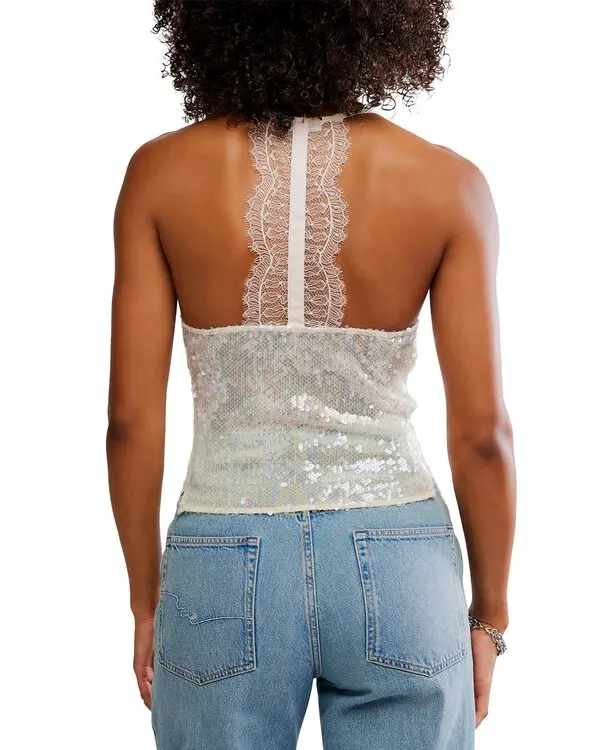 Free People Sequin Cami - Icicle Combo