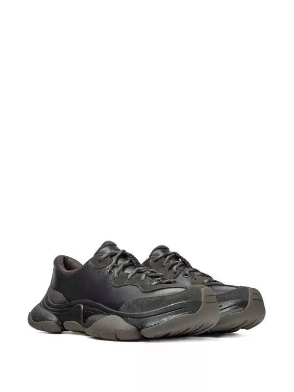 Camper Karst 2 Leather Sneakers With Vibram® Sole - Black