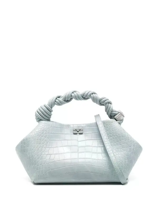 GANNI Mini Bou Tote Bag - Blue