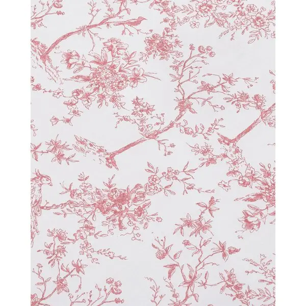 PETITE PLUME Timeless Toile Percale Sheet Set, Full - Pink