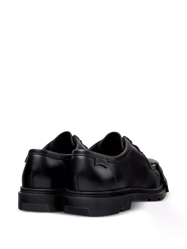 Camper Junction Leather Lace-up Derby Shoes - Black