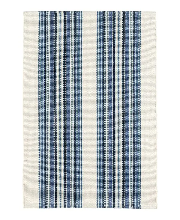 DASH & ALBERT BY ANNIE SELKE Dash Albert Annie Selke Road Runner Indoor/outdoor Da1735 Area Rug, 3'0x5'0 - Blue