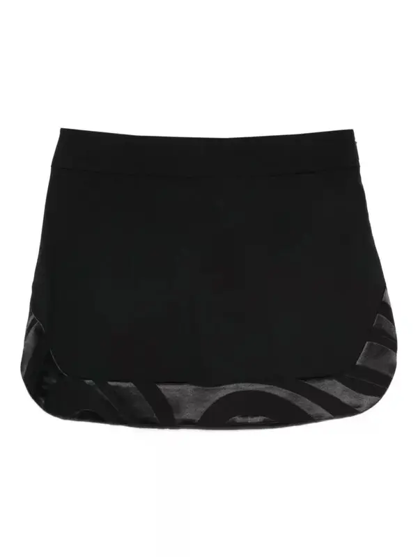 Emilio Pucci Patterned Hem Skirt