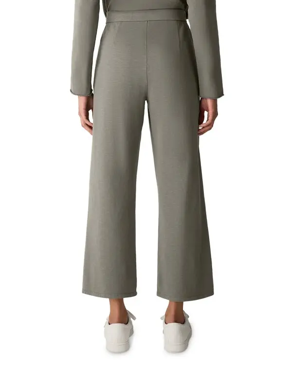 Eileen Fisher Wide Ankle Pants - Bay Leaf