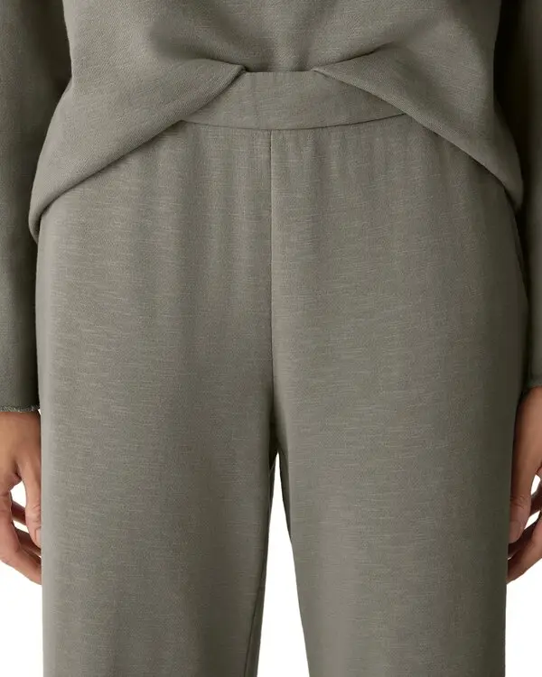 Eileen Fisher Wide Ankle Pants - Bay Leaf