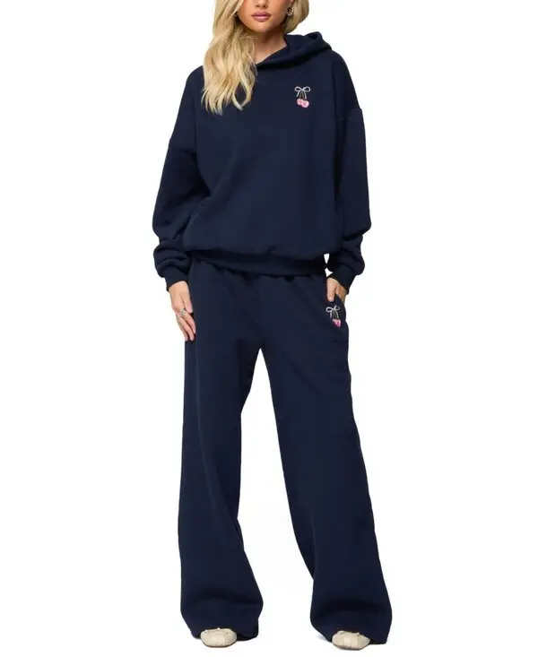 EDIKTED Sweatpants - Navy