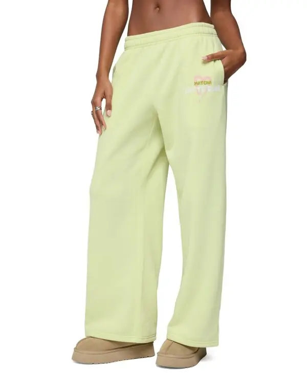 EDIKTED Straight Leg Sweatpants
