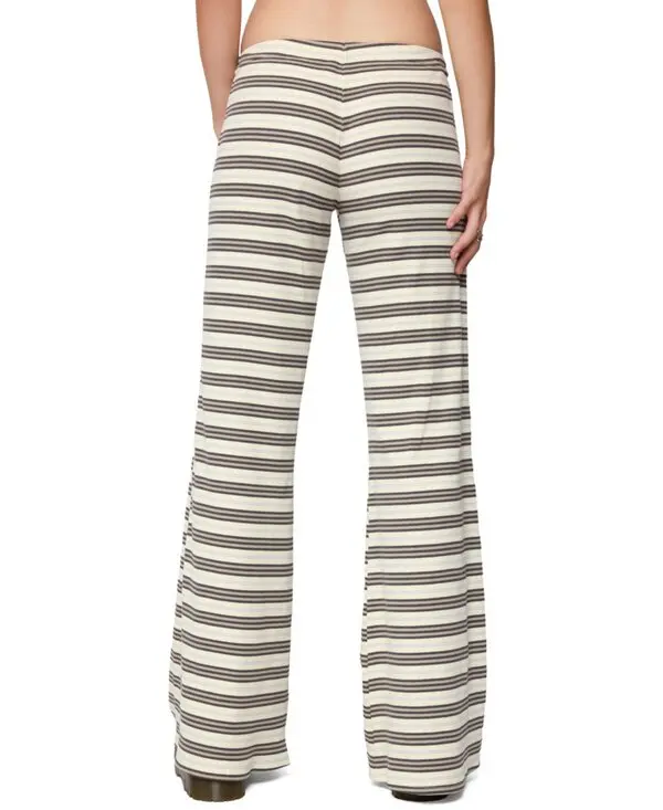 EDIKTED Avalie Striped Ribbed Pants