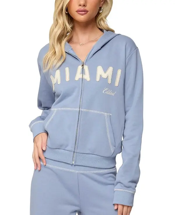 EDIKTED Zip Up Hoodie