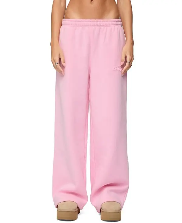 EDIKTED Relaxed Fit Sweatpants - Pink