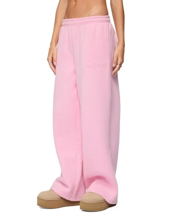 EDIKTED Relaxed Fit Sweatpants - Pink