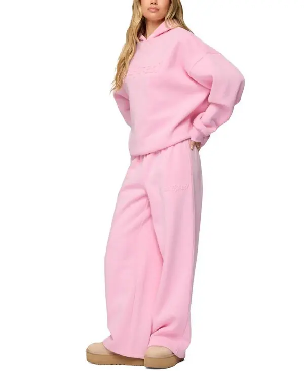 EDIKTED Relaxed Fit Sweatpants - Pink