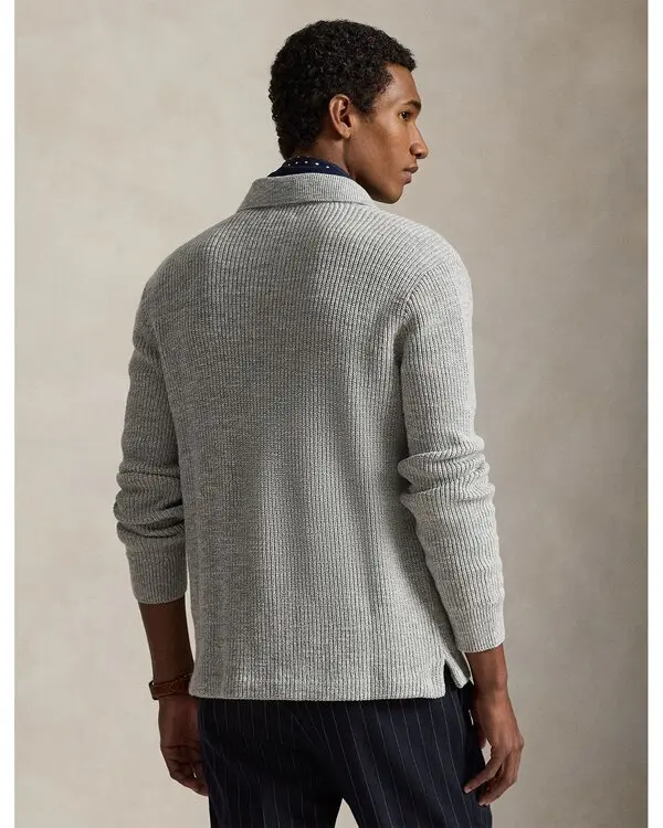Polo Ralph Lauren Textured Cotton Cardigan Sweater