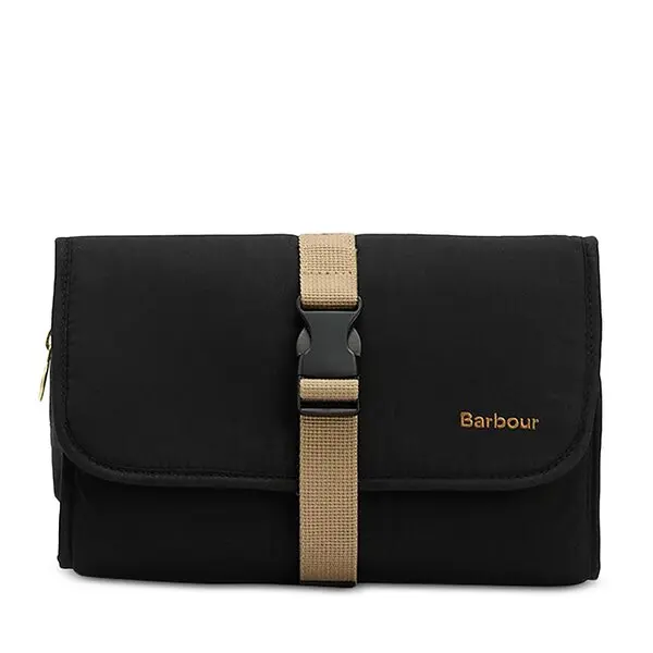 Barbour Transport Hanging Washbag - Black