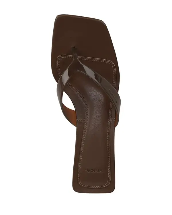Vince San Juan Jelly Thong Sandals - Saddle