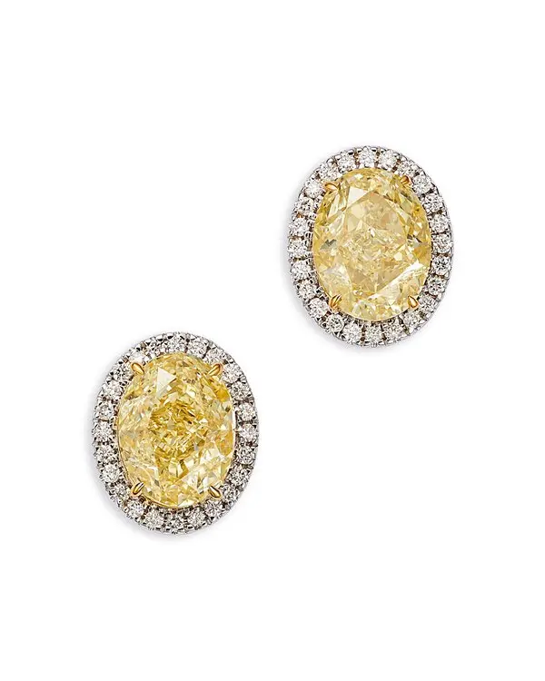 Bloomingdale'S Luxe Collection Lab Grown Diamond Earrings - Yellow/white