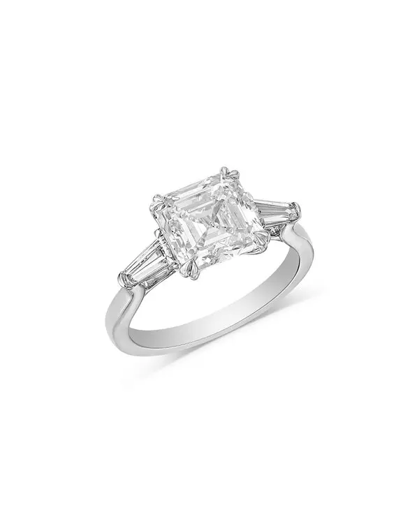Bloomingdale'S 3.50 Tcw Lab Grown Diamond Asscher Cut Ring - White