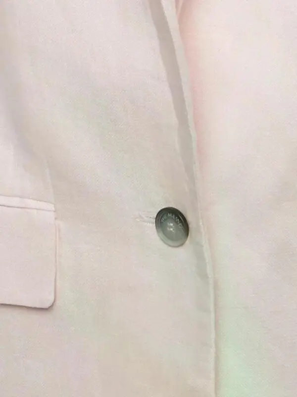 THE MANNEI Single-breasted Linen Blazer
