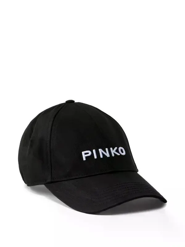 Pinko Logo Detail Baseball Cap - Black