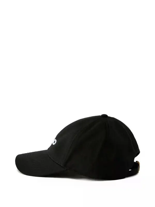 Pinko Logo Detail Baseball Cap - Black