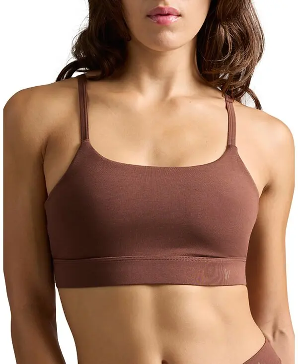 WOXER Silky Modal Adjustable Bralette - Espresso