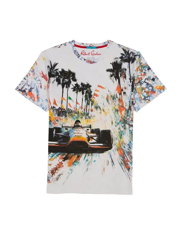Robert Graham Final Lap Short Sleeve Graphic T-shirt