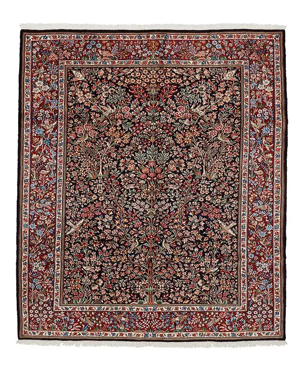 Bloomingdale'S Persian Kerman Area Rug 6' 2 X 8' 9 - Red