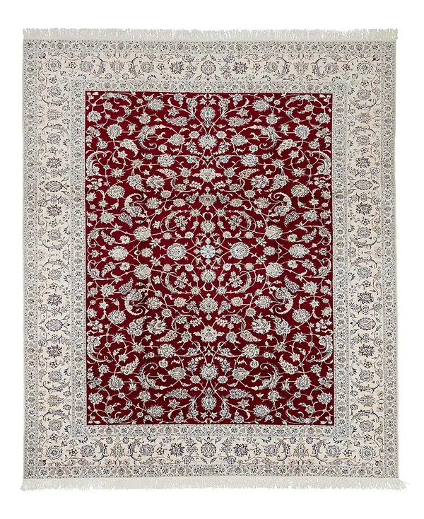 Bloomingdale'S Persian Nain Area Rug 8' 4 X 12' 0 - Red