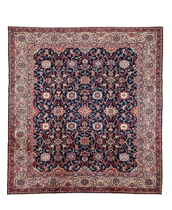 Bloomingdale'S Persian Sarouk Area Rug 9' 0 X 12' 0 - Blue
