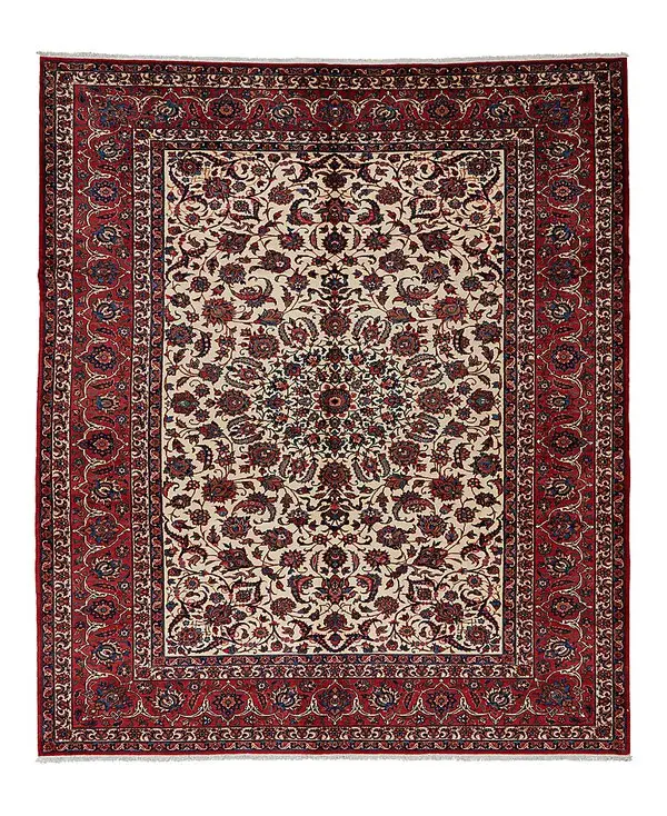 Bloomingdale'S Persian Isfahan Area Rug 8' 0 X 11' 5 - Ivory