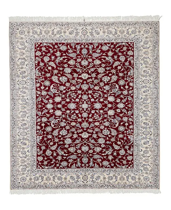 Bloomingdale'S Persian Nain Area Rug 8' 8 X 11' 9 - Red