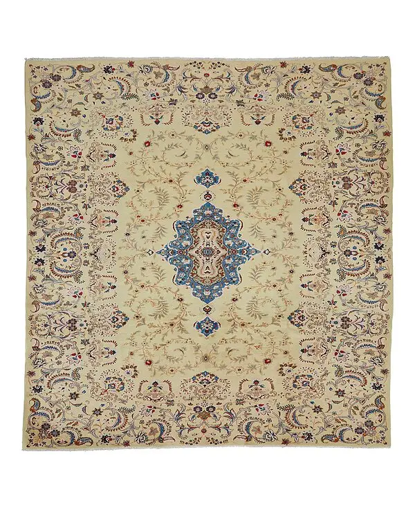 Bloomingdale'S Persian Kashan Area Rug 9' 3 X 10' 10 - Ivory