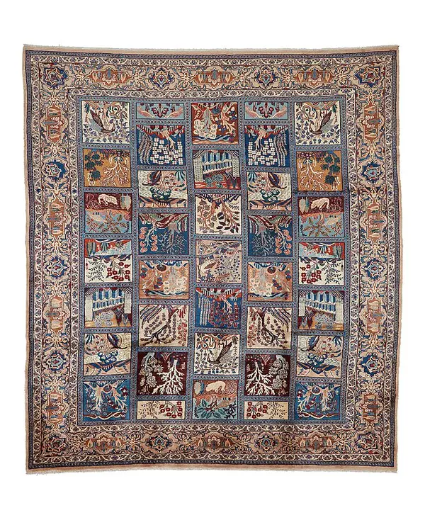 Bloomingdale'S Persian Kashmar Area Rug 8' 7 X 11' 9 - Blue