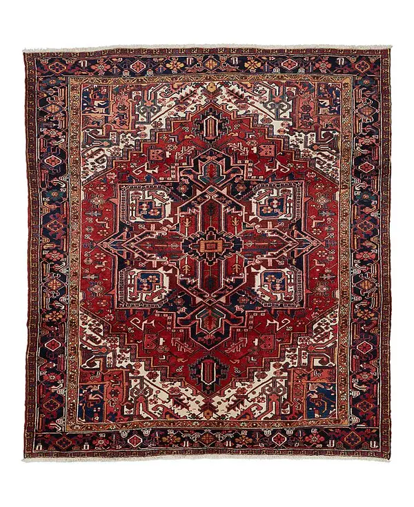 Bloomingdale'S Persian Heriz Area Rug 7' 9 X 10' 8 - Red