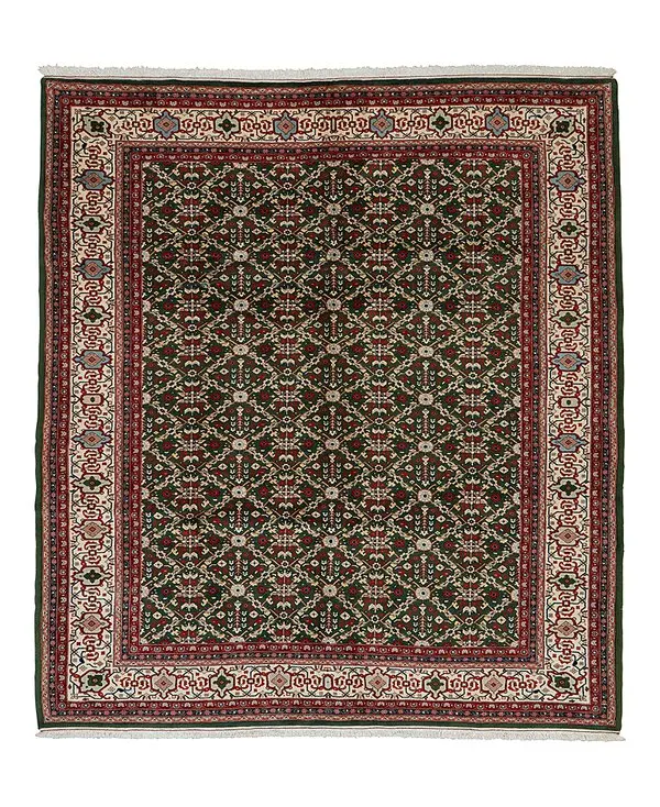 Bloomingdale'S Persian Sarouk Area Rug 7' 0 X 9' 5 - Green