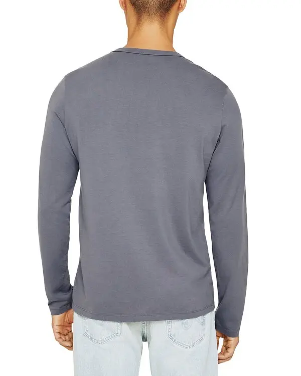 Ag Regular Fit Henley Shirt - Slate Sky