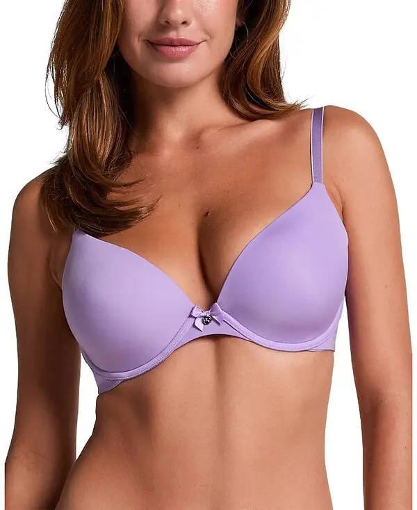 Hunkemoller Plunge Padded Underwired Bra - Bougainvillea