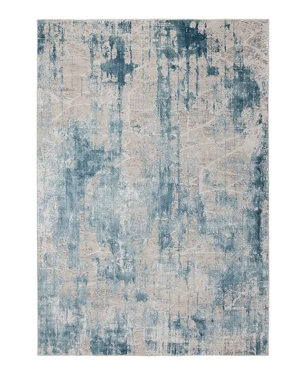 KENNETH MINK Mink Home Alloy All341 Area Rug, 12' X 15 - Light Blue