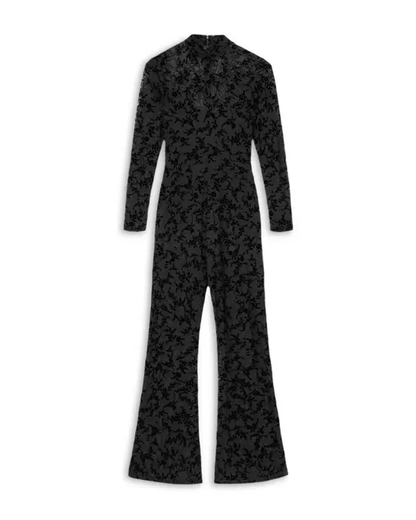 ALLSAINTS Rylee Flocked Lace Catsuit
