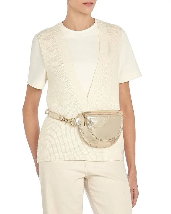 Il Bisonte Oliveta Leather Belt Bag