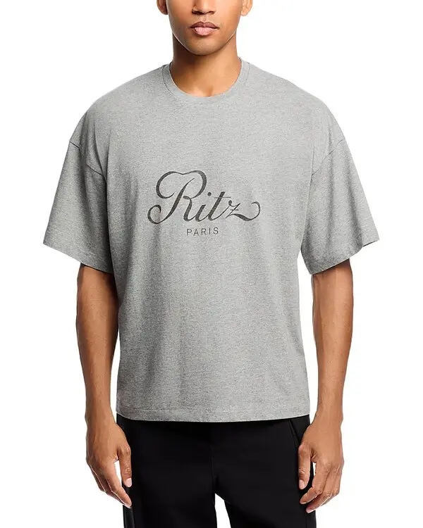 FRAME Ritz Graphic Tee - Heather Grey