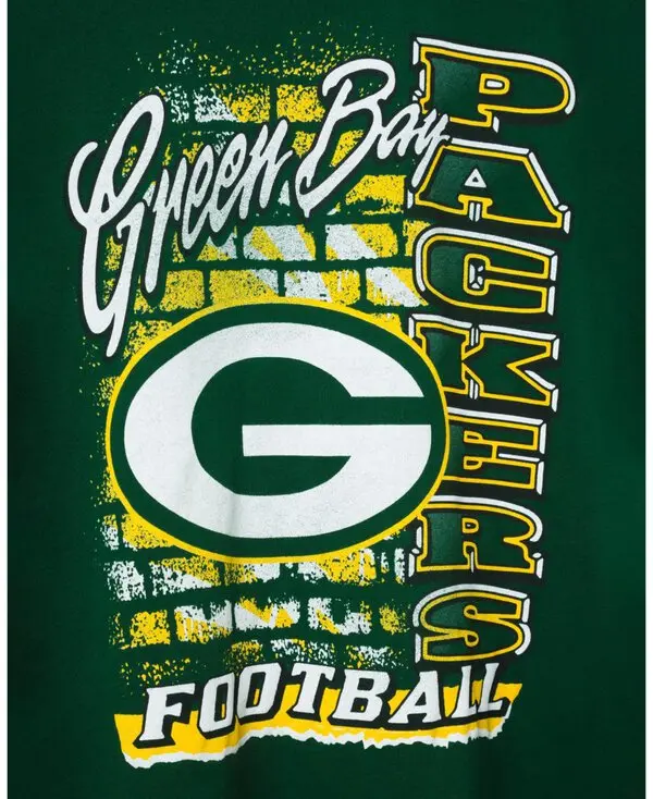 Junk Food Clothing Nfl Green Bay Packers Brick Vintage Tee