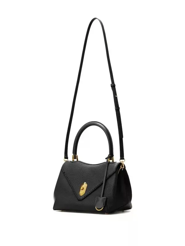 LANVIN Le Confident Leather Shoulder Bag - Black