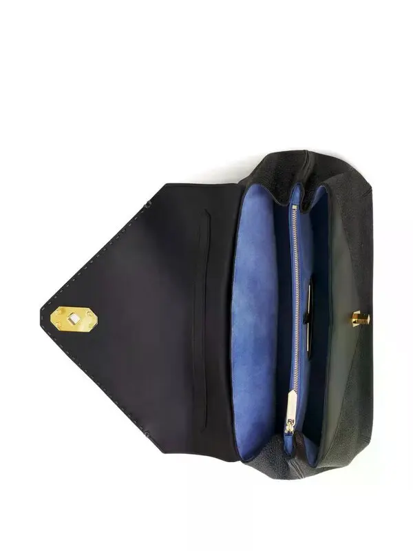 LANVIN Le Confident Leather Shoulder Bag - Black