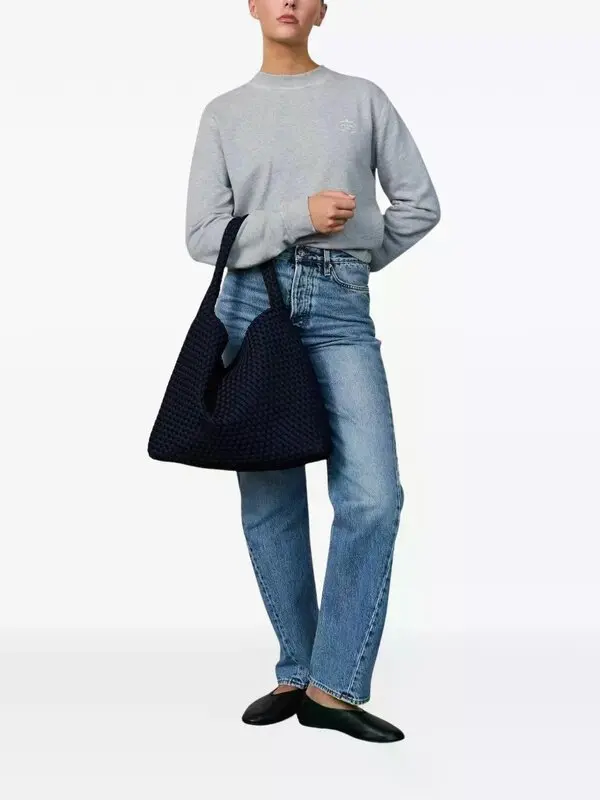 MARREA Woven Shoulder Bag