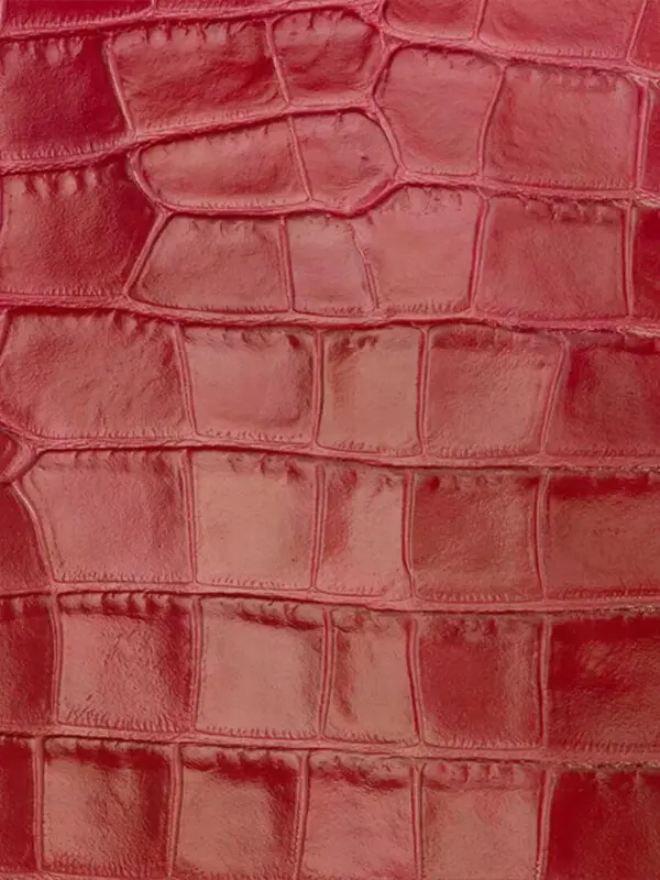 Roberto Cavalli Croc-effect Wristlet Clutch - Red