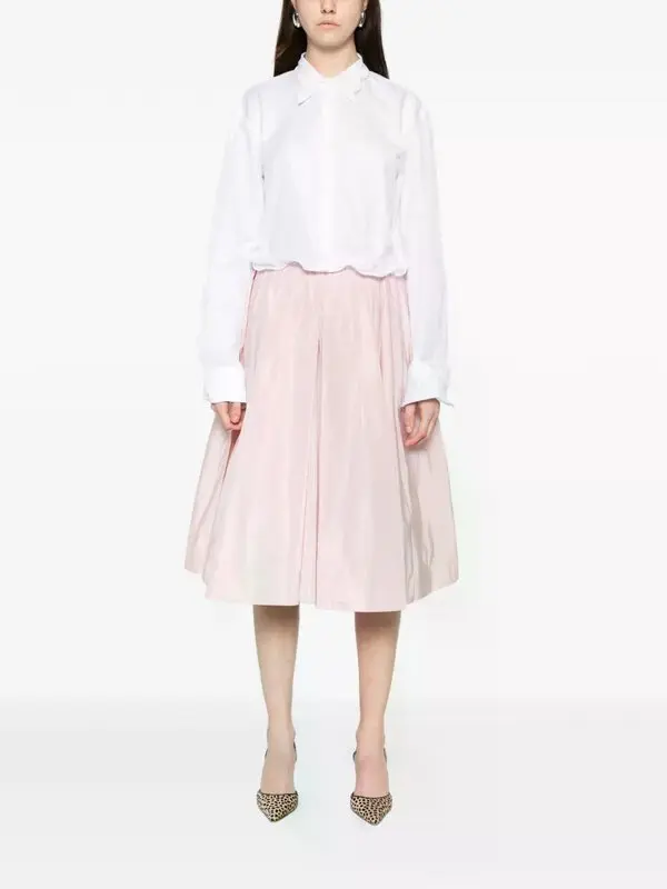 Prada A-line Midi Skirt With Pockets