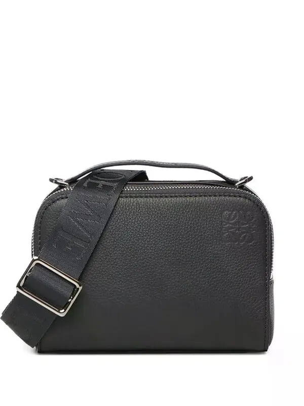 Loewe Grained Calfskin Messenger Bag - Grey