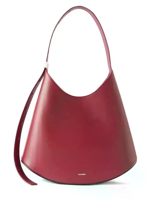 JIL SANDER Eldorado Leather Shoulder Bag